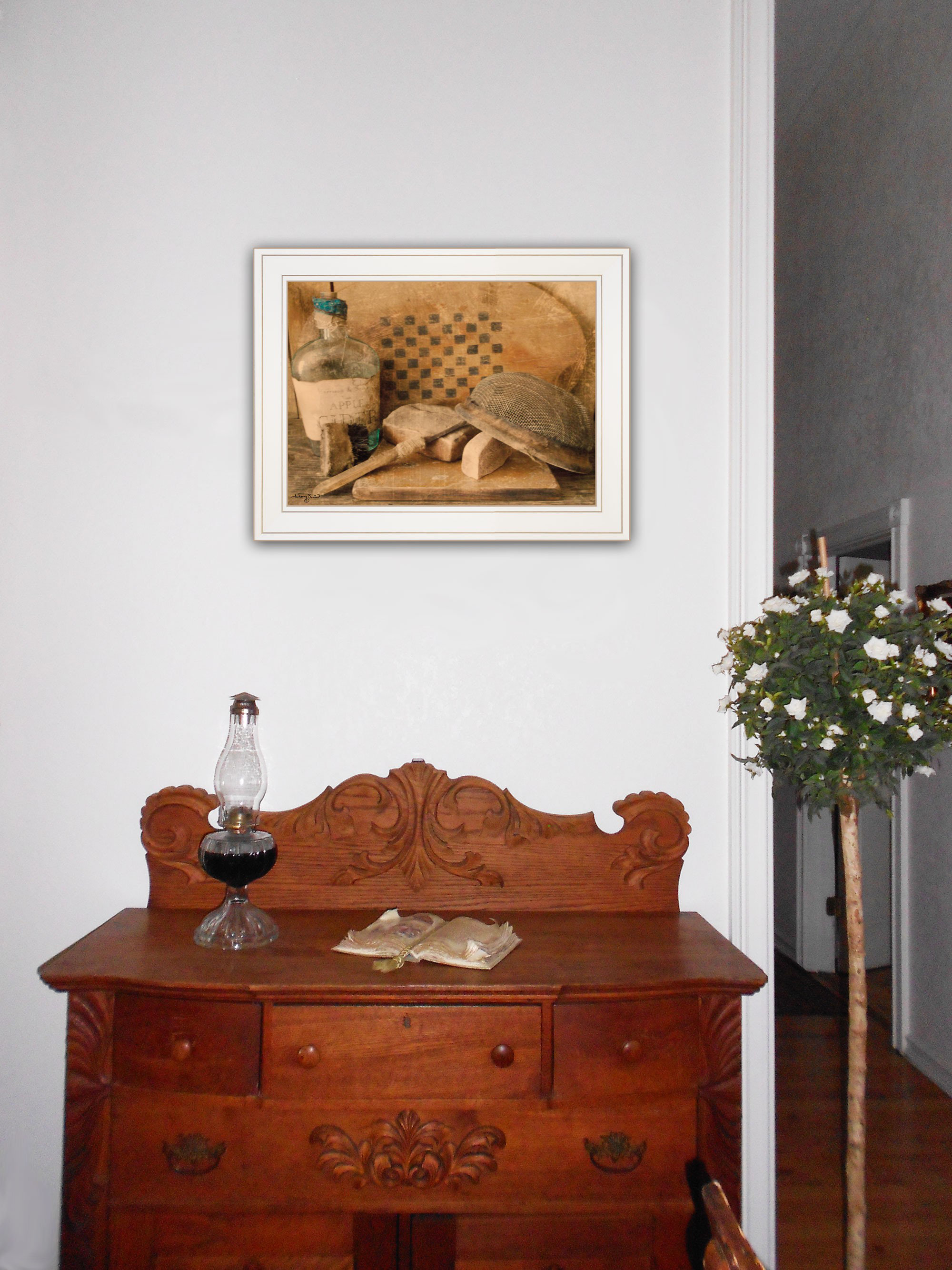 August Grove Rustic Vintage Apple Cider Framed Print Wall Art - Wayfair ...