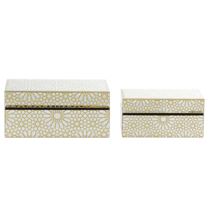 CosmoLiving by Cosmopolitan Cosmo living By Cosmopolitan Set Of 2 Gold ...