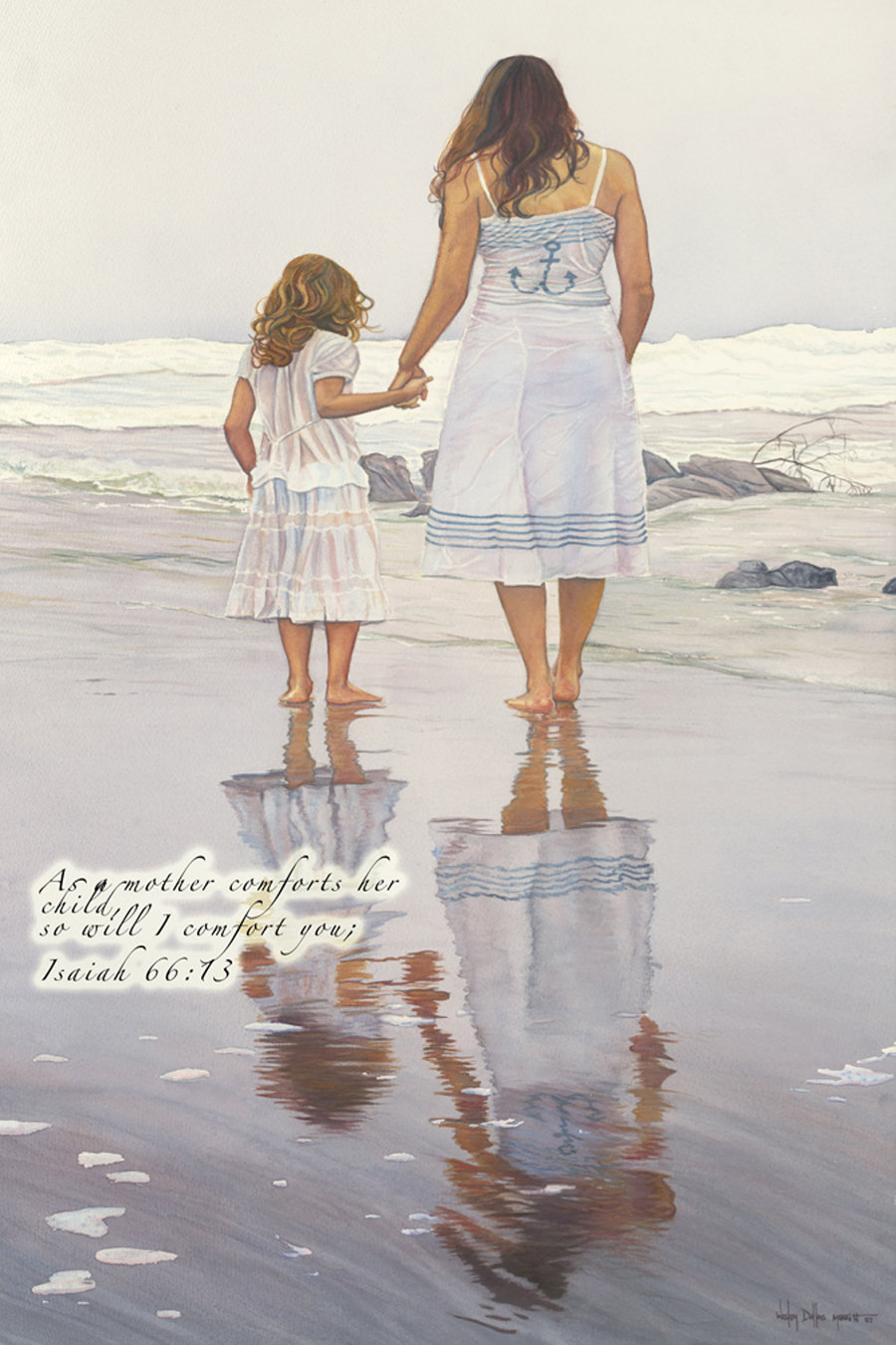 The Finishing Touch Tides that Bind by Wesley Dallas Merritt Painting ...