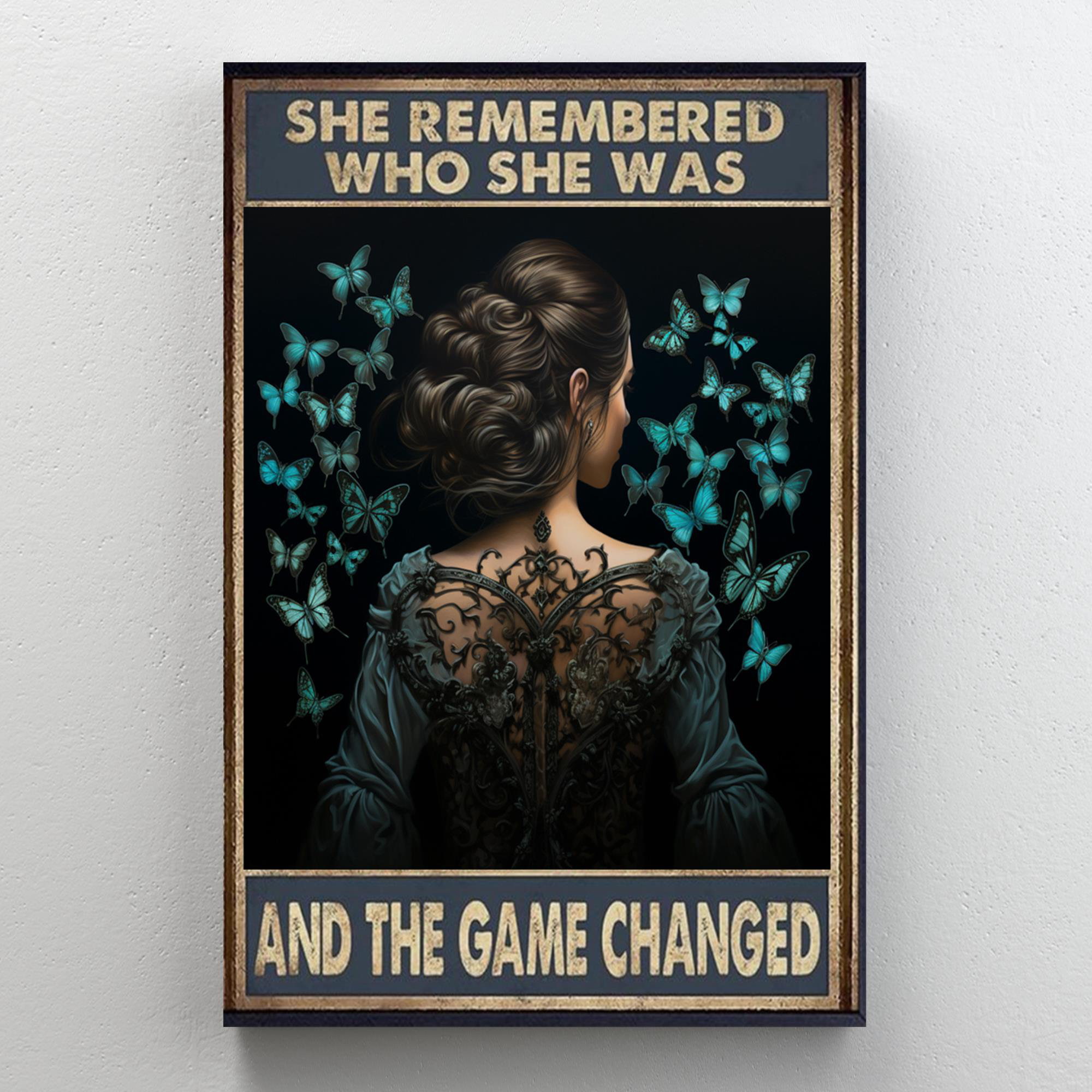 MentionedYou She Remember Who She Has - 1 Piece Rectangle Graphic Art ...