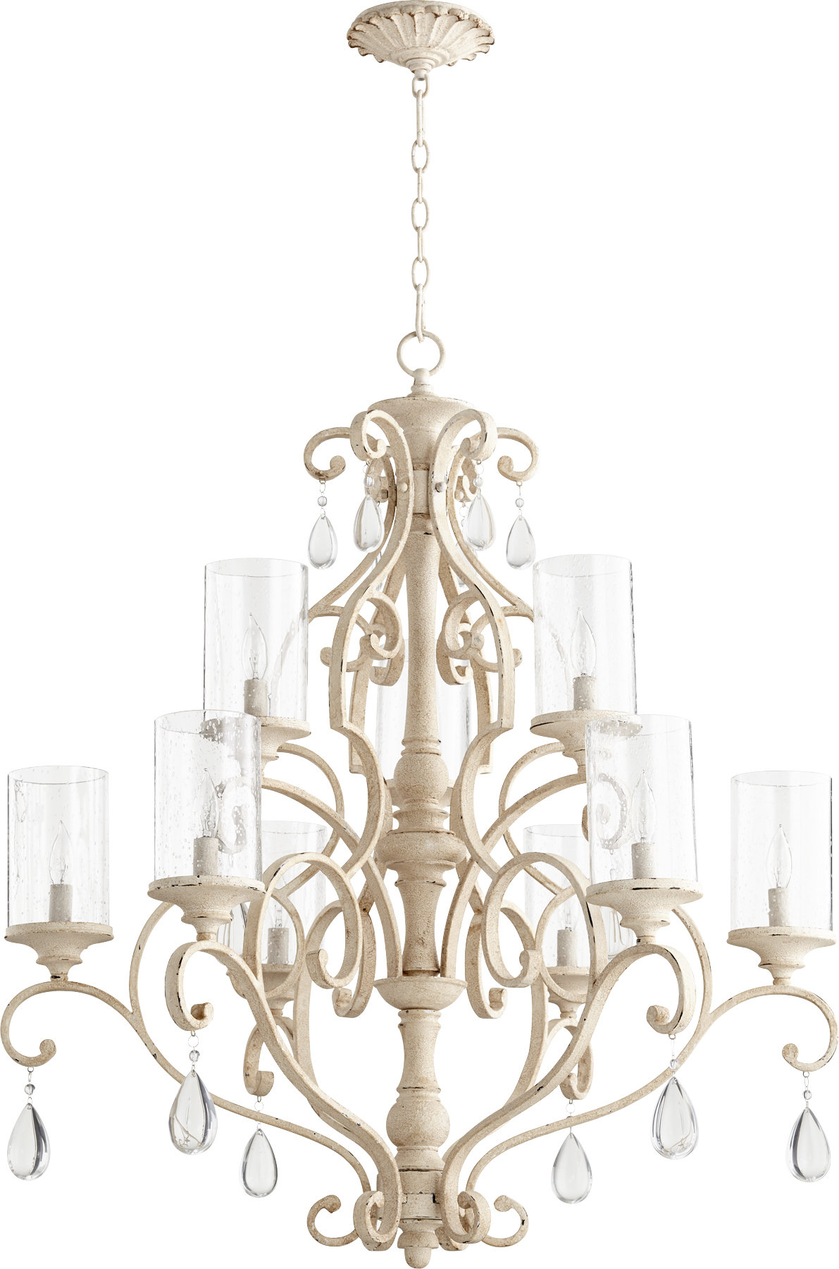 Laurel Foundry Modern Farmhouse Salome 9 - Light Shaded Tiered ...