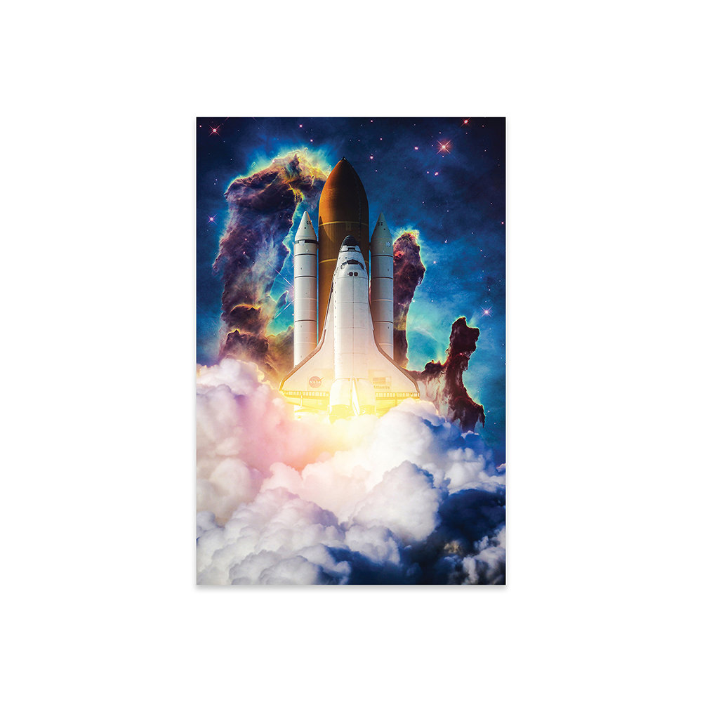 Latitude Run® " Rocket Launch Cloud To The Universe " by GEN Z | Wayfair