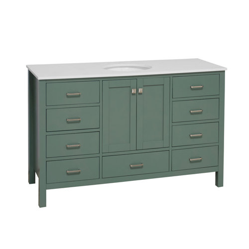Green Bathroom Vanities You'll Love | Wayfair
