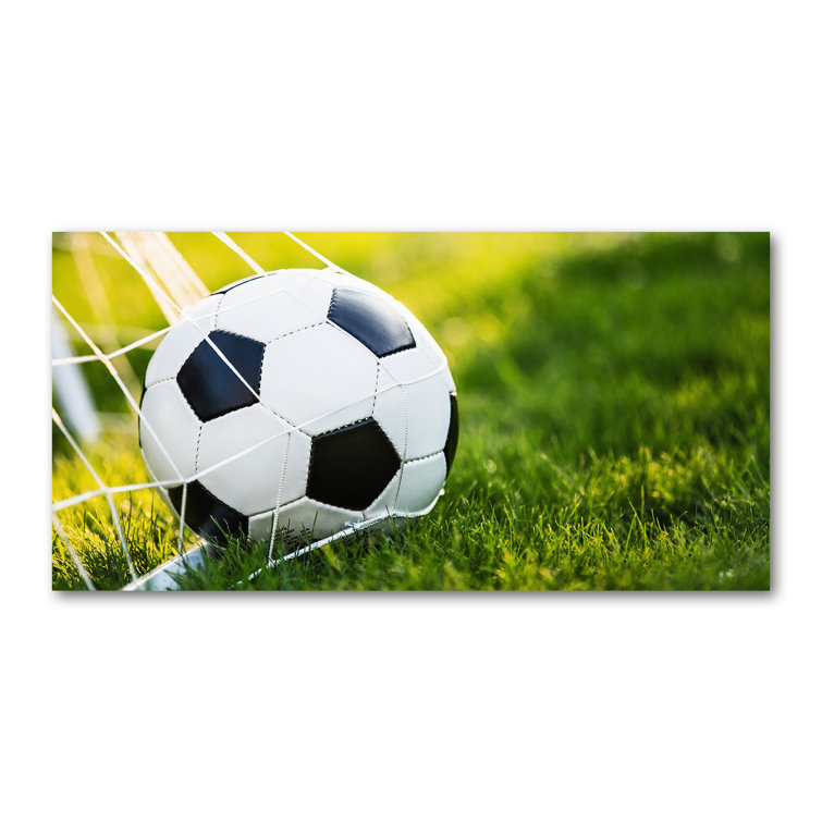 Ebern Designs Ball In The Goal - Wrapped Canvas Print | Wayfair.co.uk