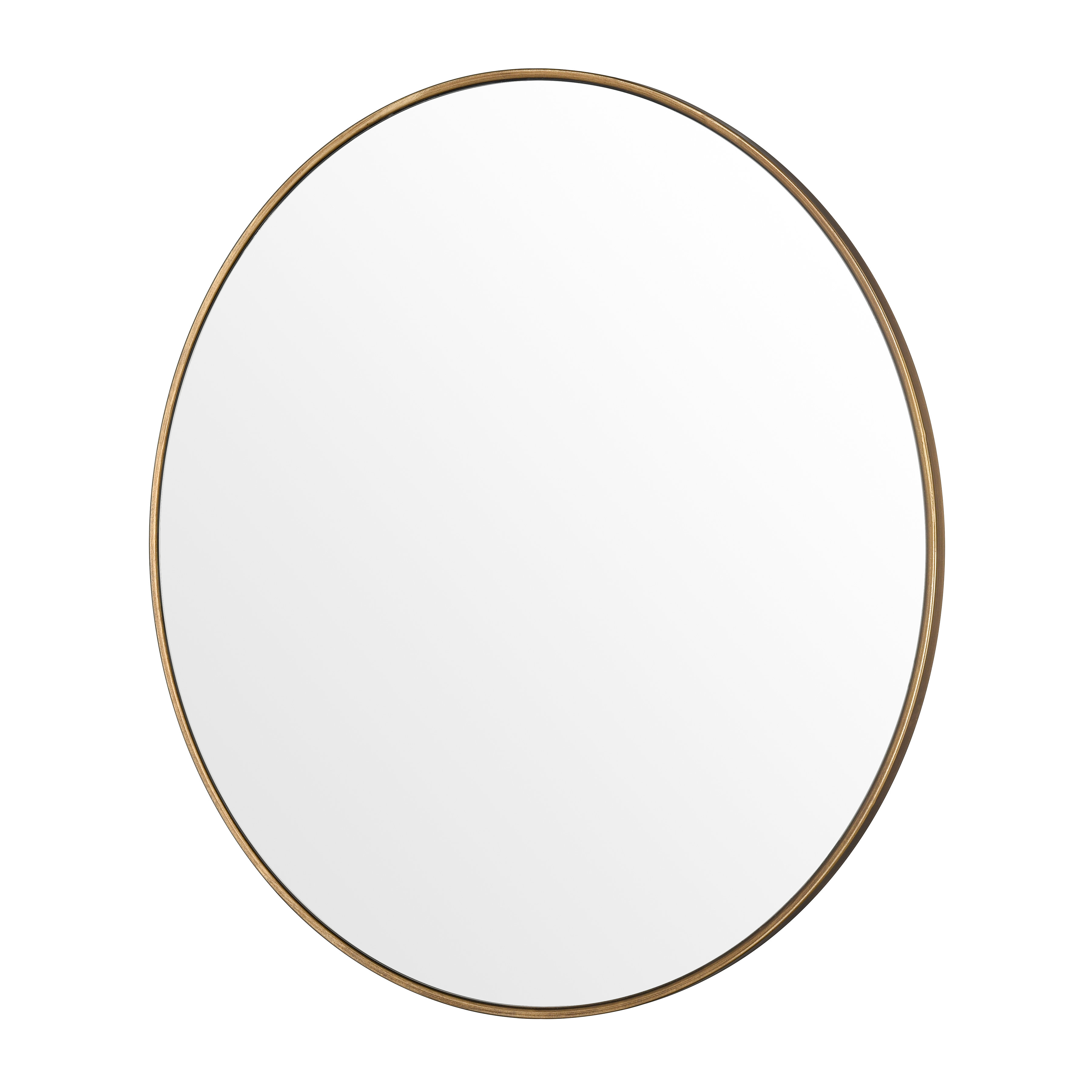 Latitude Run® Delk Mirror - Large Brass | Wayfair