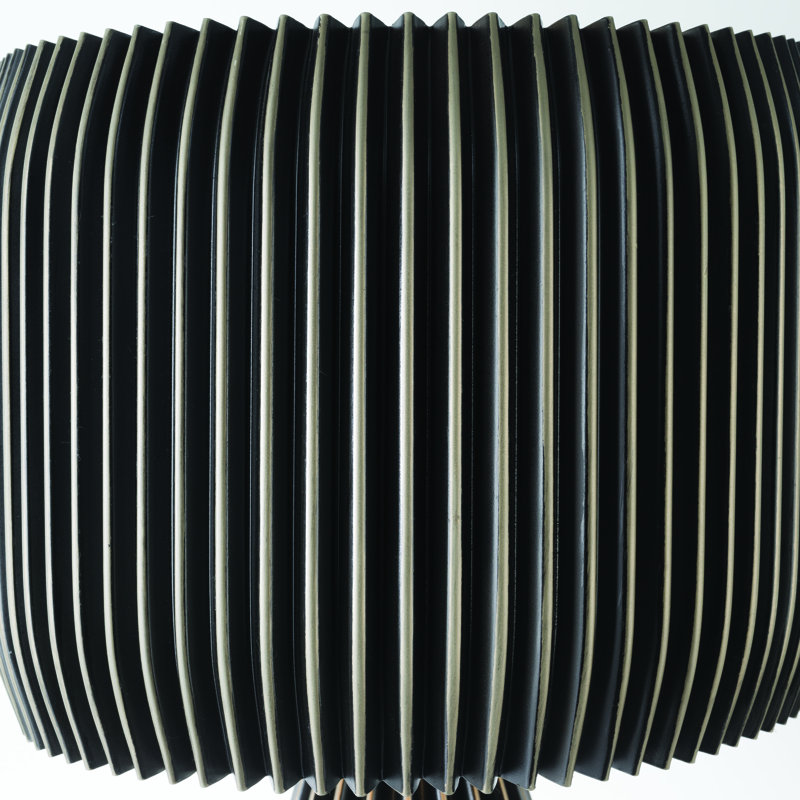 Global Views Crimp Table Lamp-Antique Nickel | Wayfair