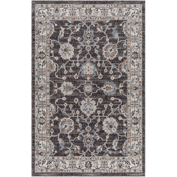 Bungalow Rose Performance Oriental Outdoor Rug | Wayfair