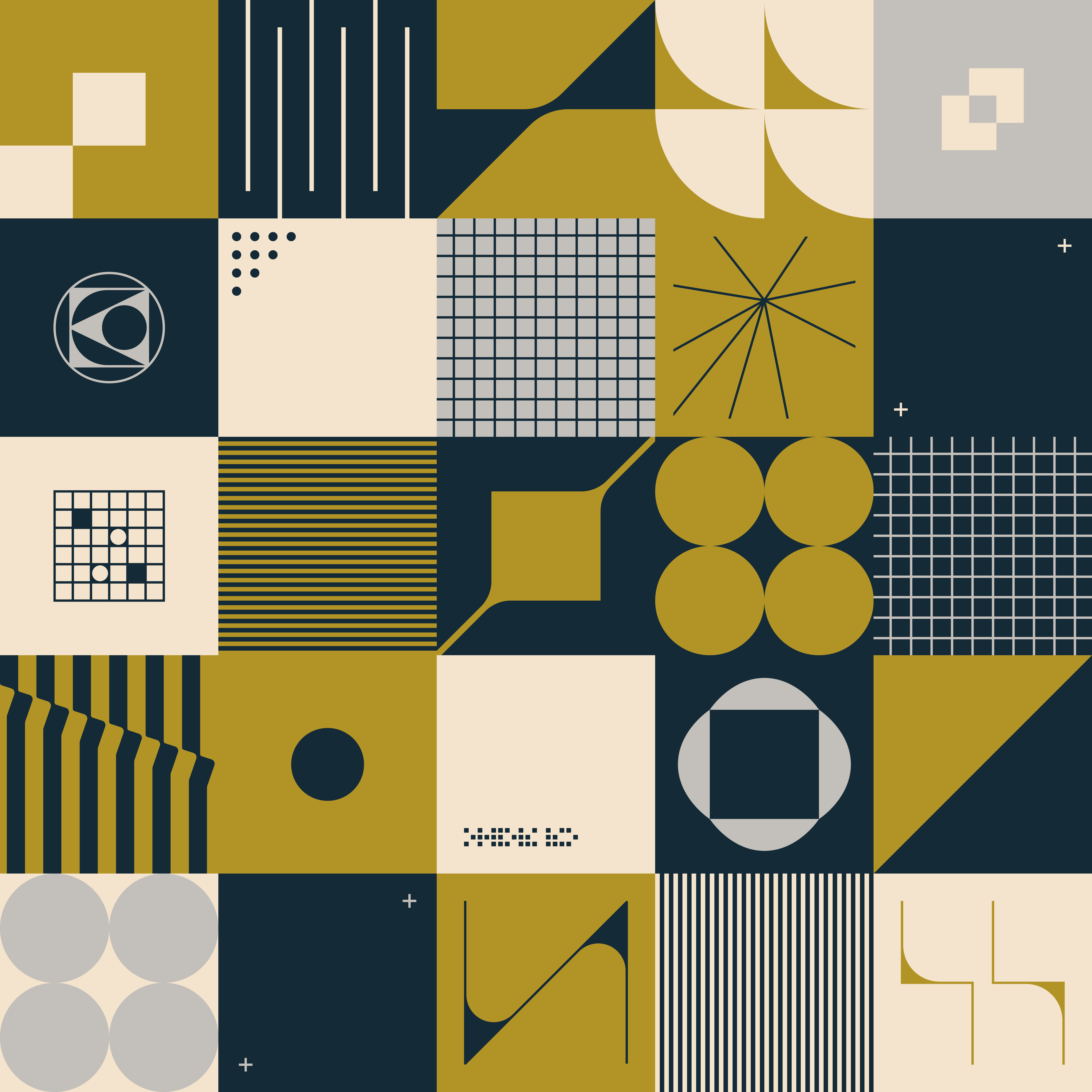 Ebern Designs Ismari Scandinavian Artwork Vector Pattern Design by ...