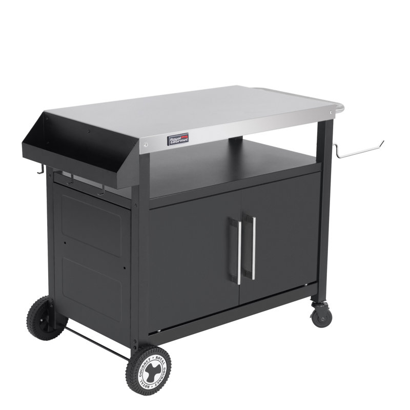 Royal Gourmet Movable Kitchen Island Cart with Stainless Steel ...