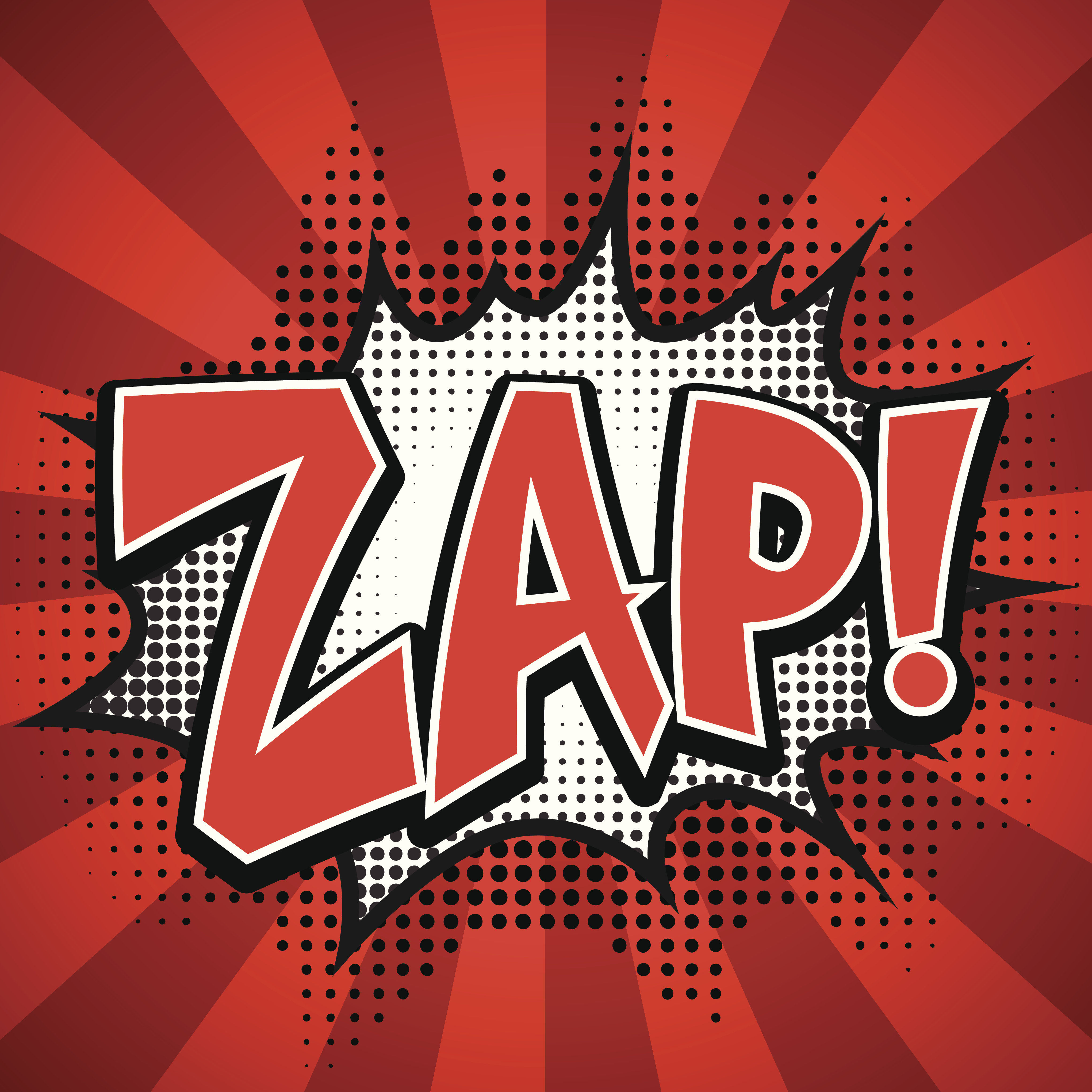 Winston Porter Khandis Zap Comic Speech Bubble. Vector Illustration On ...