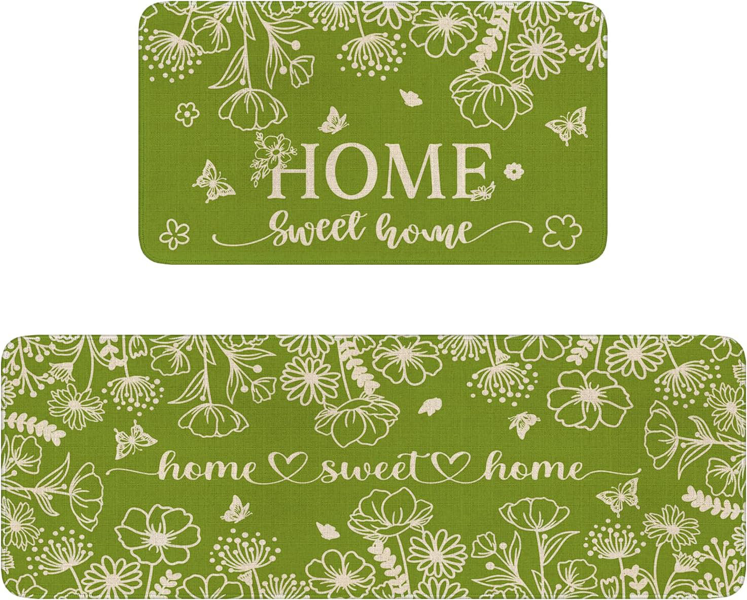One Allium Way® Kitchen Rugs and Mats Sets of 2, | Wayfair
