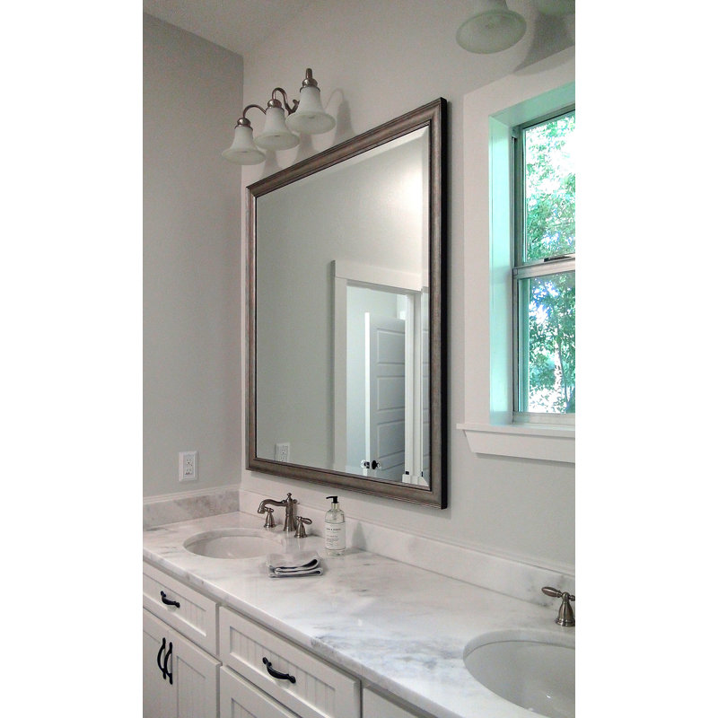 Lark Manor™ Oxfordshire Wood Framed Wall Mirror with Safety Backing ...