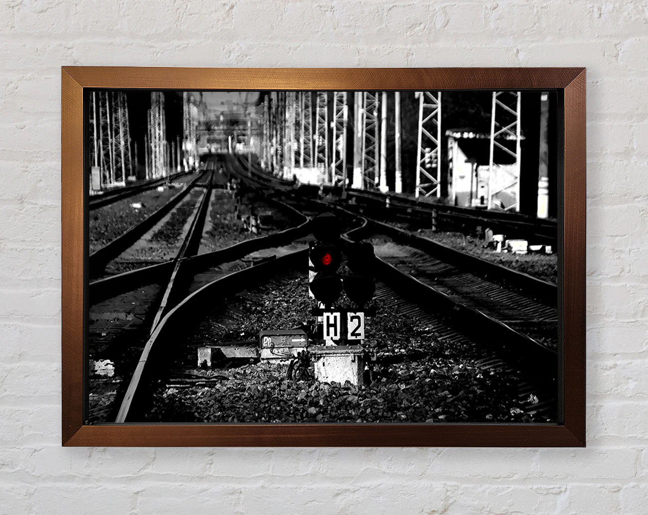 Borough Wharf Rail Tracks - Single Picture Frame Art Prints | Wayfair.co.uk