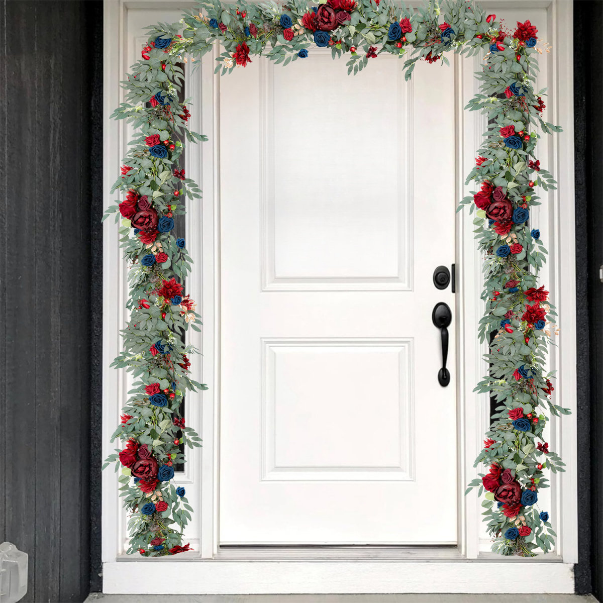 Darby Home Co 5.9FT Spring Flower Garland- Wedding Arch Flowers For ...