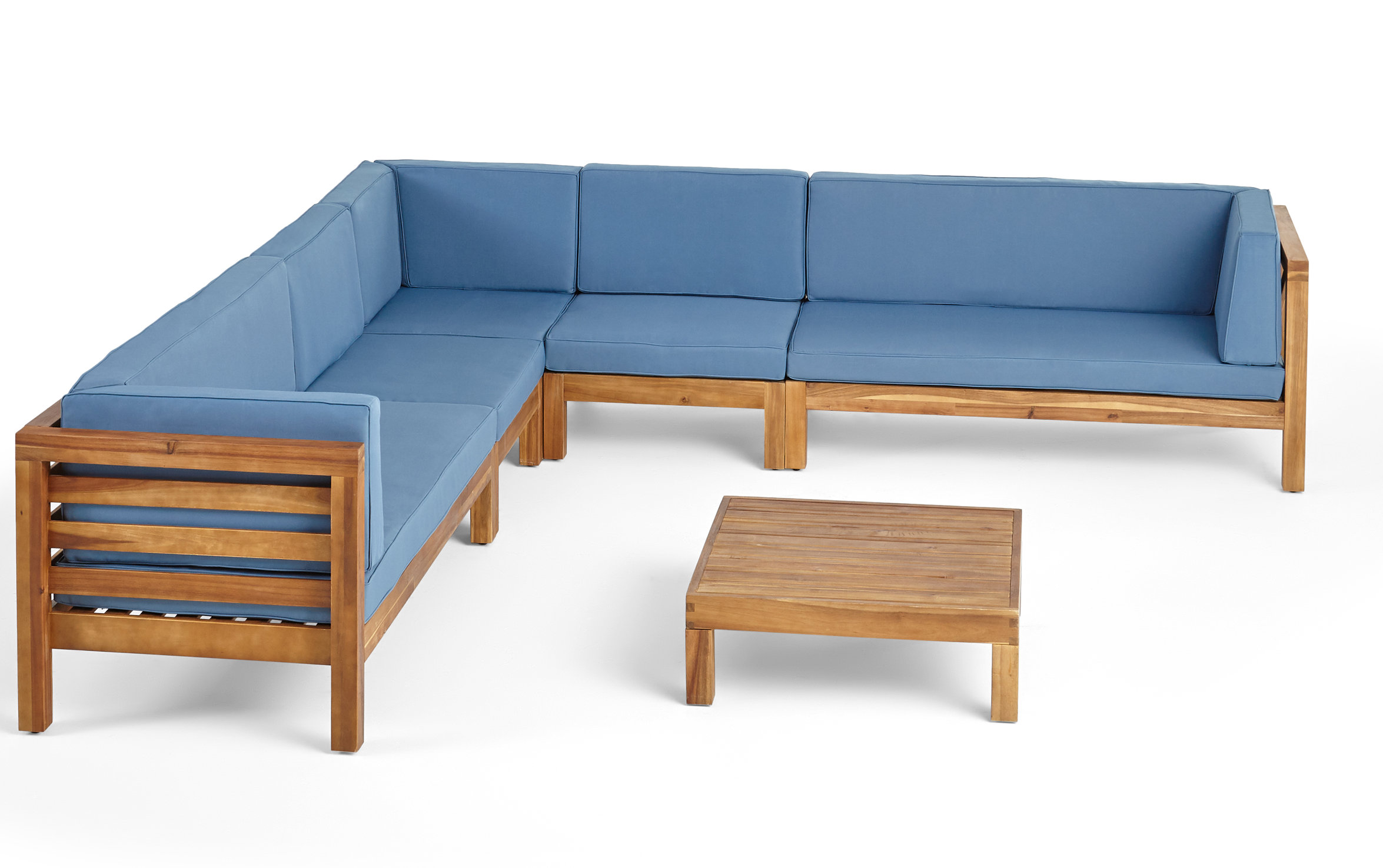 Beachcrest Home Maher Outdoor 7 Piece Sectional Seating Group with Cushions & Reviews - Wayfair ...