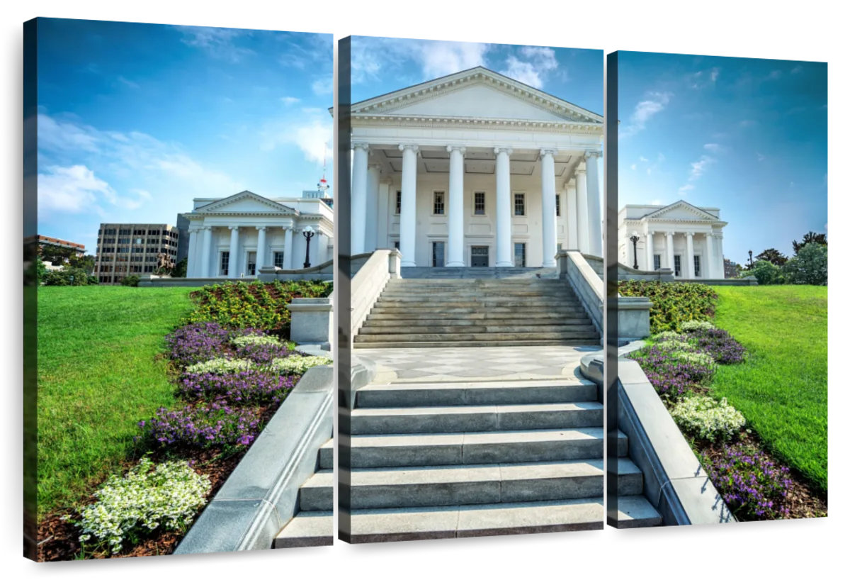 Ebern Designs Virginia State Capitol Exterior | Wayfair