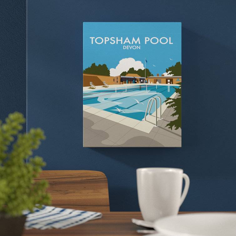 East Urban Home Topsham Pool/Devon by Dave Thompson Graphic Art Print ...