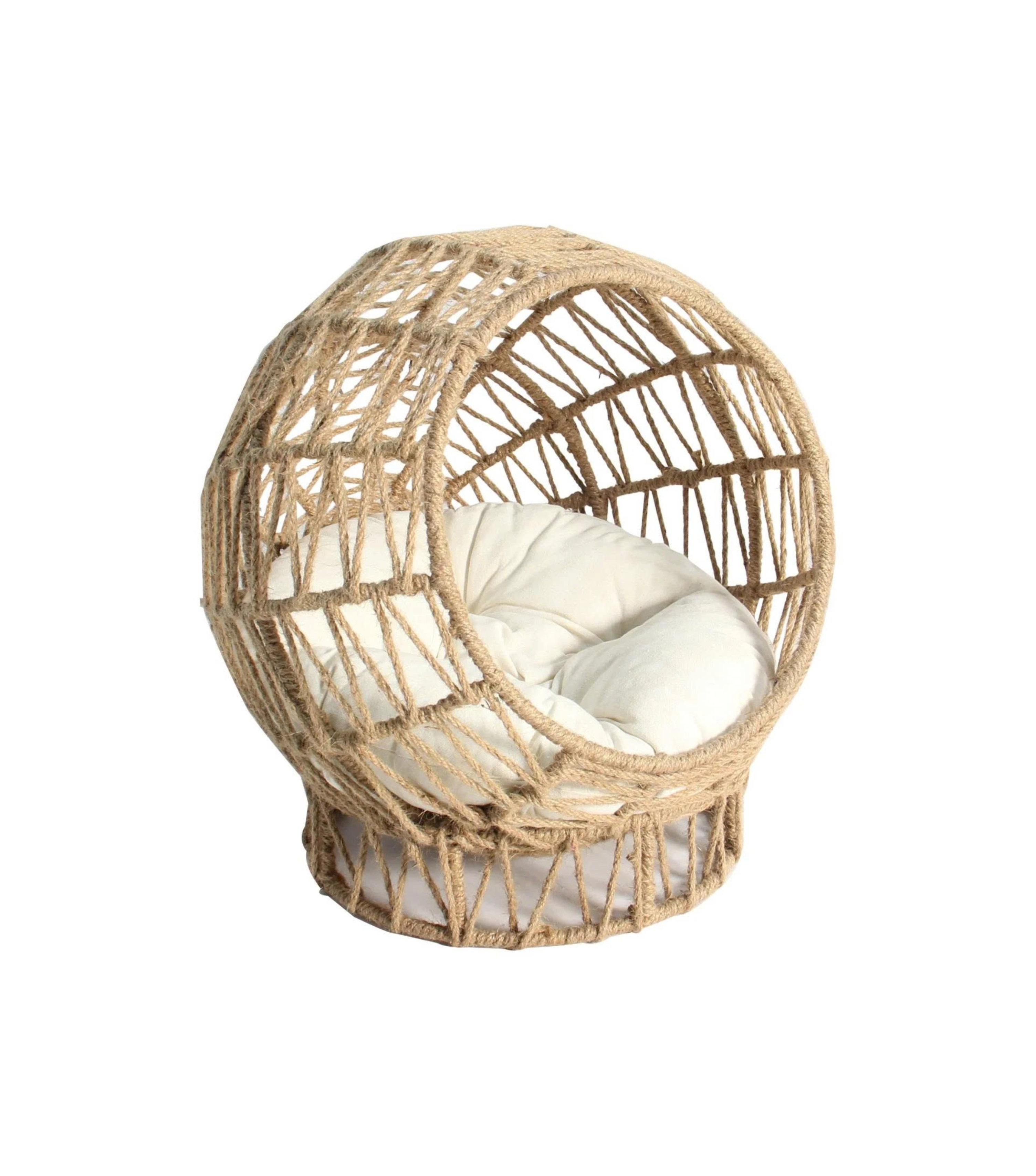 AV Connect Kyoto Cove Zigzag Weave Cat Hut Brown | Wayfair