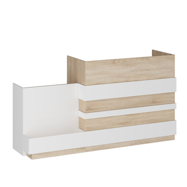 Ebern Designs Elegant Reception Desk - Modern And Functional Welcome ...