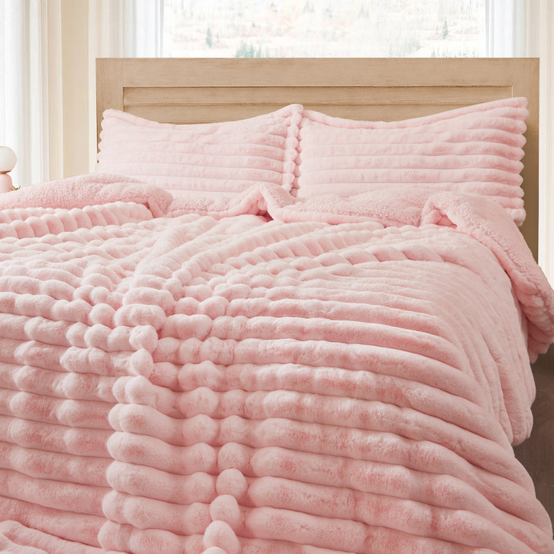 Byourbed Coma Inducer Chunky Bunny Roll Cakes Oversized Faux Fur ...
