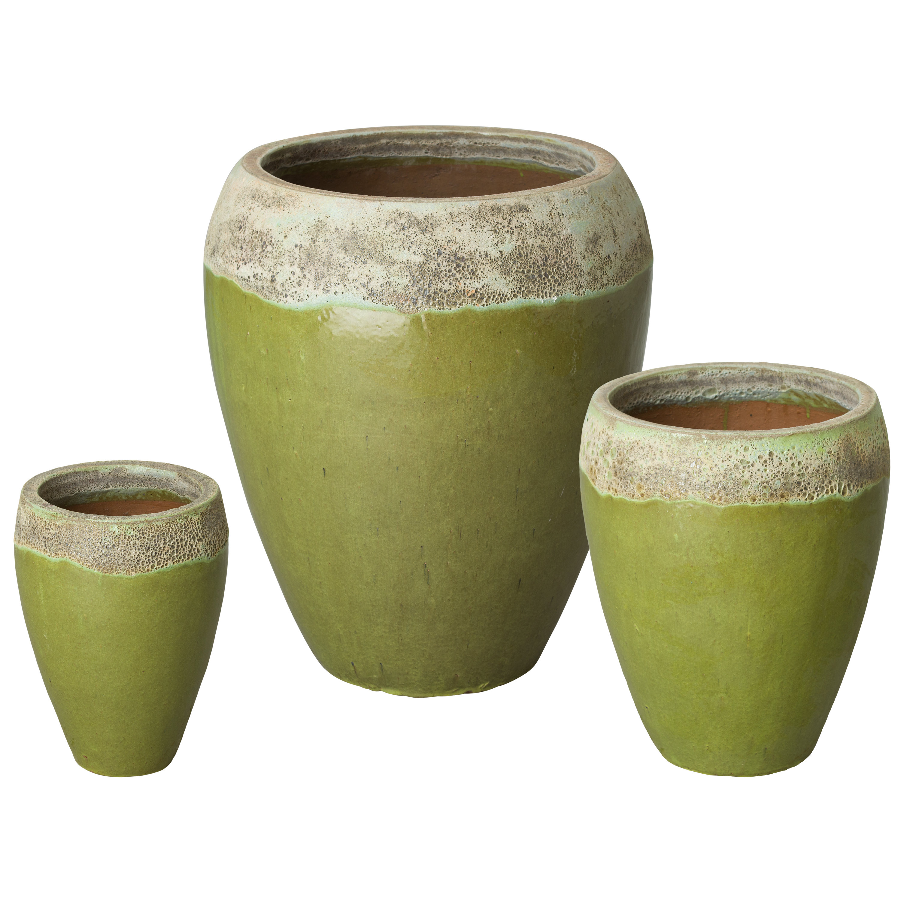 Dakota Fields ROUND POTS LARGE S/3 REEF/LIME BLUE 15,20,29"H - Wayfair ...