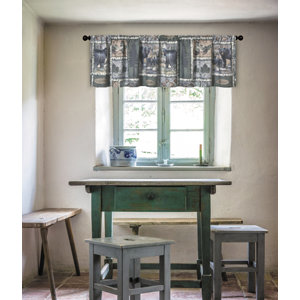 Loon Peak® Bear Lodge Patchwork Woodland Cabin 72" x 16" Semi-Sheer ...