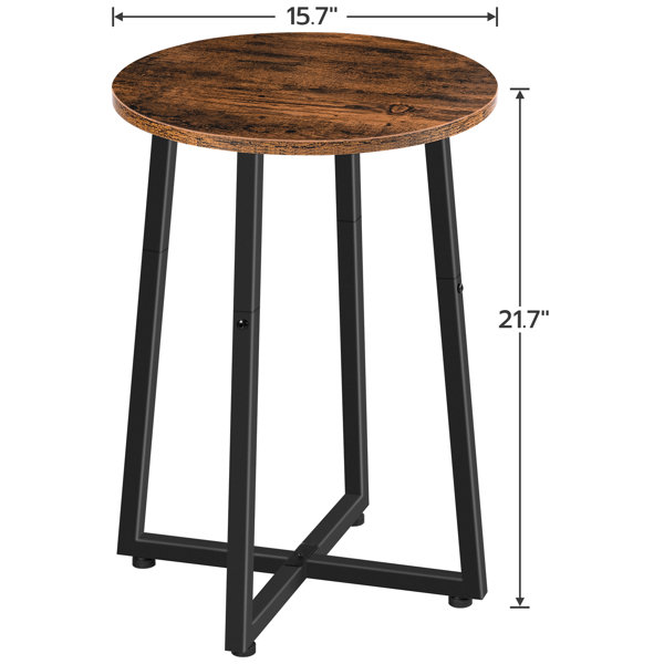 17 Stories Watse 21.7'' Tall Round End Table & Reviews | Wayfair