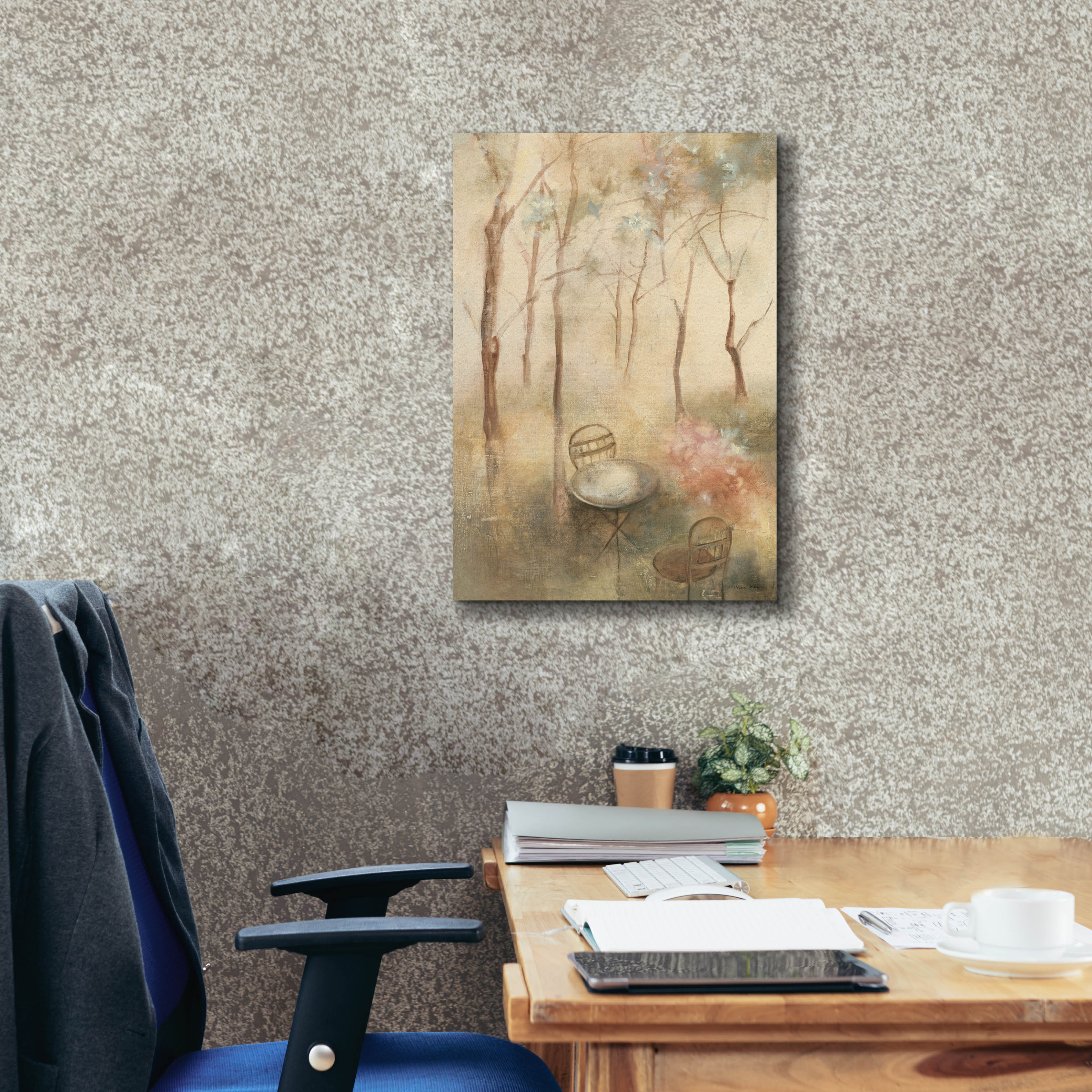 Lark Manor™ Epic Graffiti 'Table For Two Crop' by Cheri Blum Canvas ...