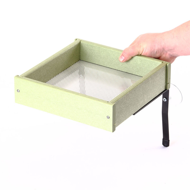 Birds Choice Window Platform Bird Feeder in Recycled Plastic & Reviews ...