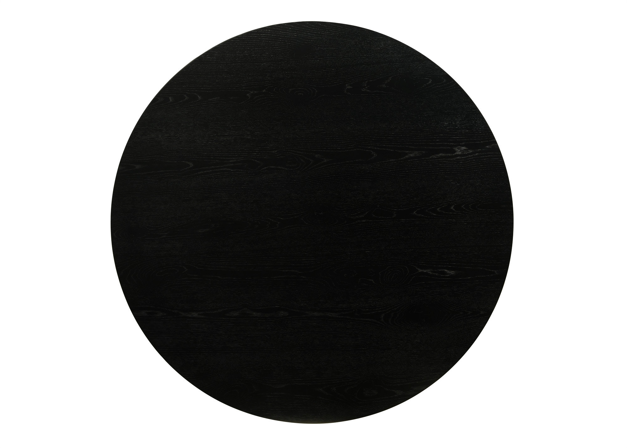 Latitude Run® Jasper Ebony 20"W Round Console Table With Pedestal Base ...