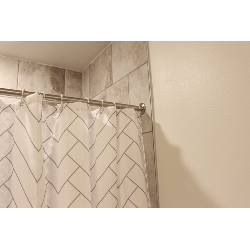 Design House 60'' Straight Fixed Shower Curtain Rod & Reviews | Wayfair