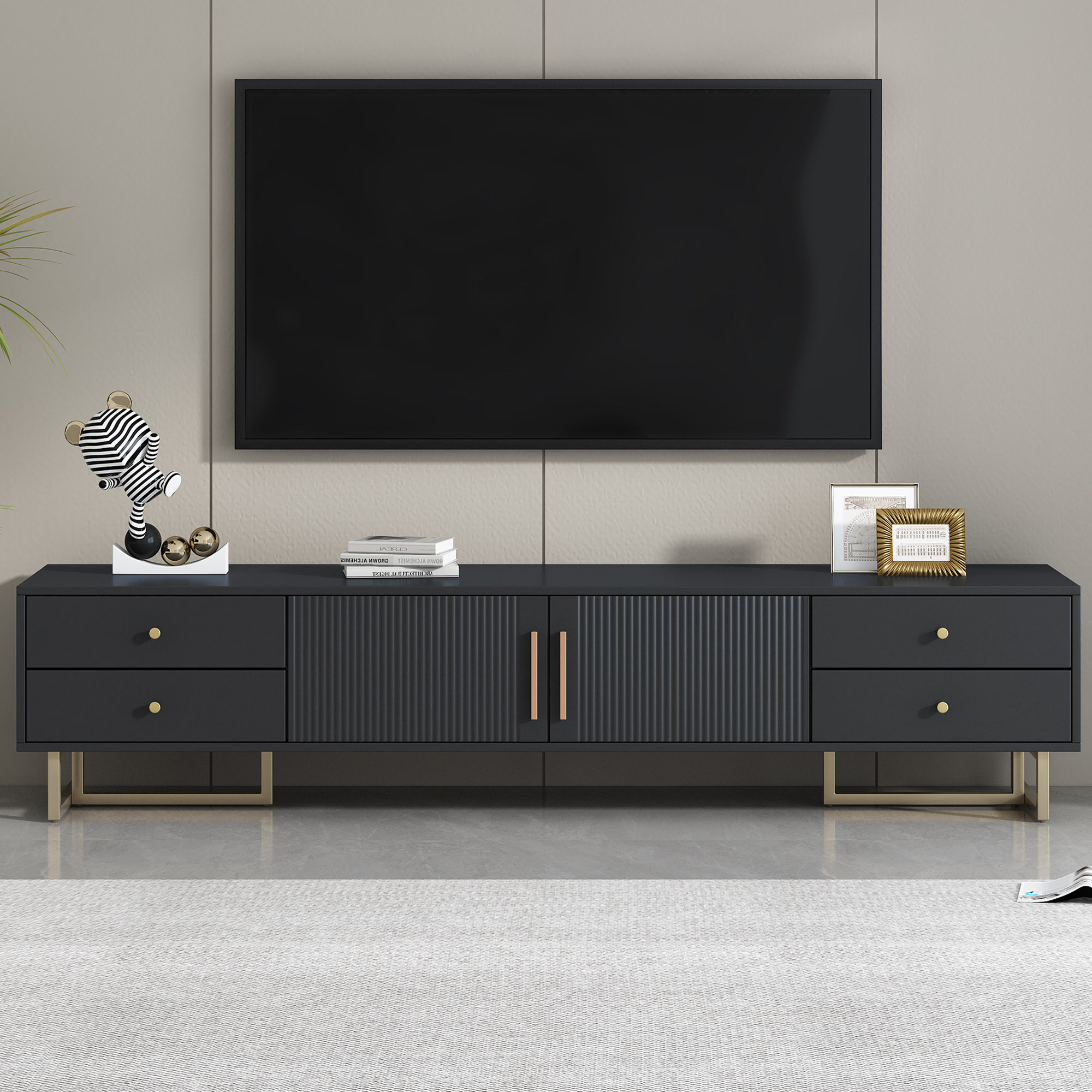 Mercer41 Teonia 70.9'' W Storage Credenza | Wayfair