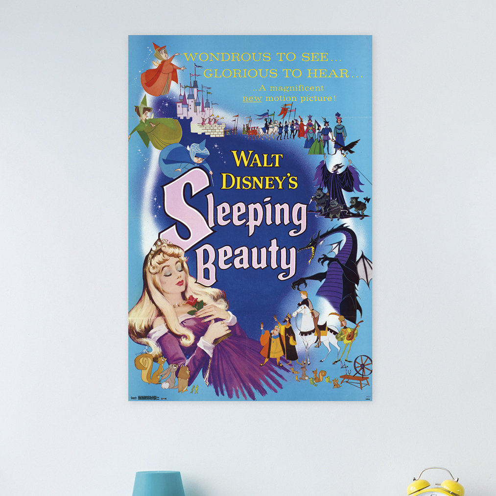 Trends International Sleeping Beauty - One Sheet Paper Print - Wayfair ...
