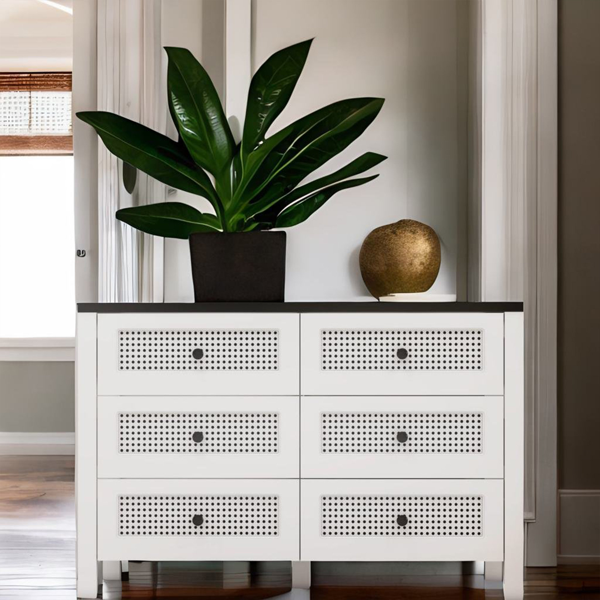 Gracie Oaks Jaileene 6 - Drawer Dresser | Wayfair