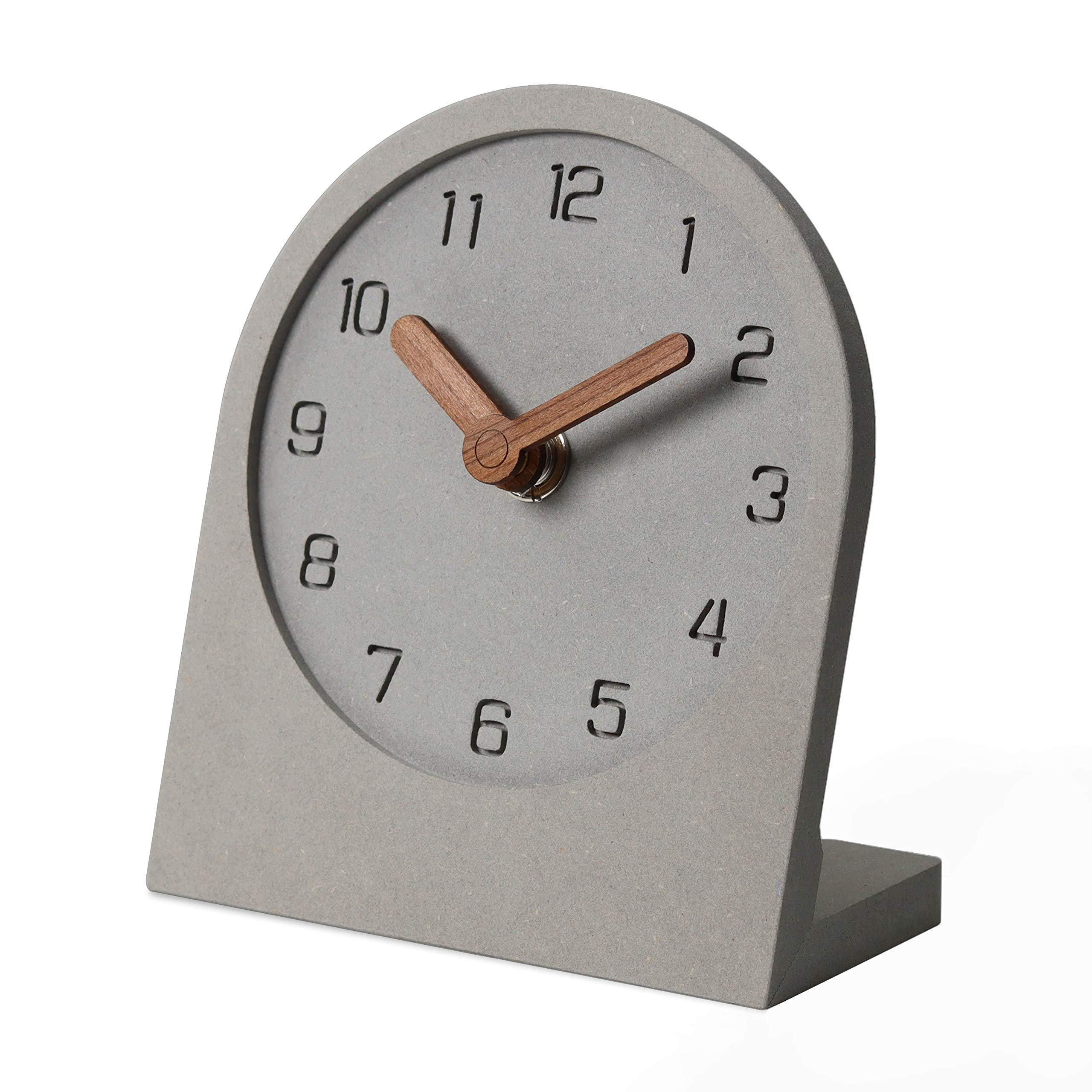Latitude Run® Wooden Silent Non-Ticking Battery Operated Decorative ...