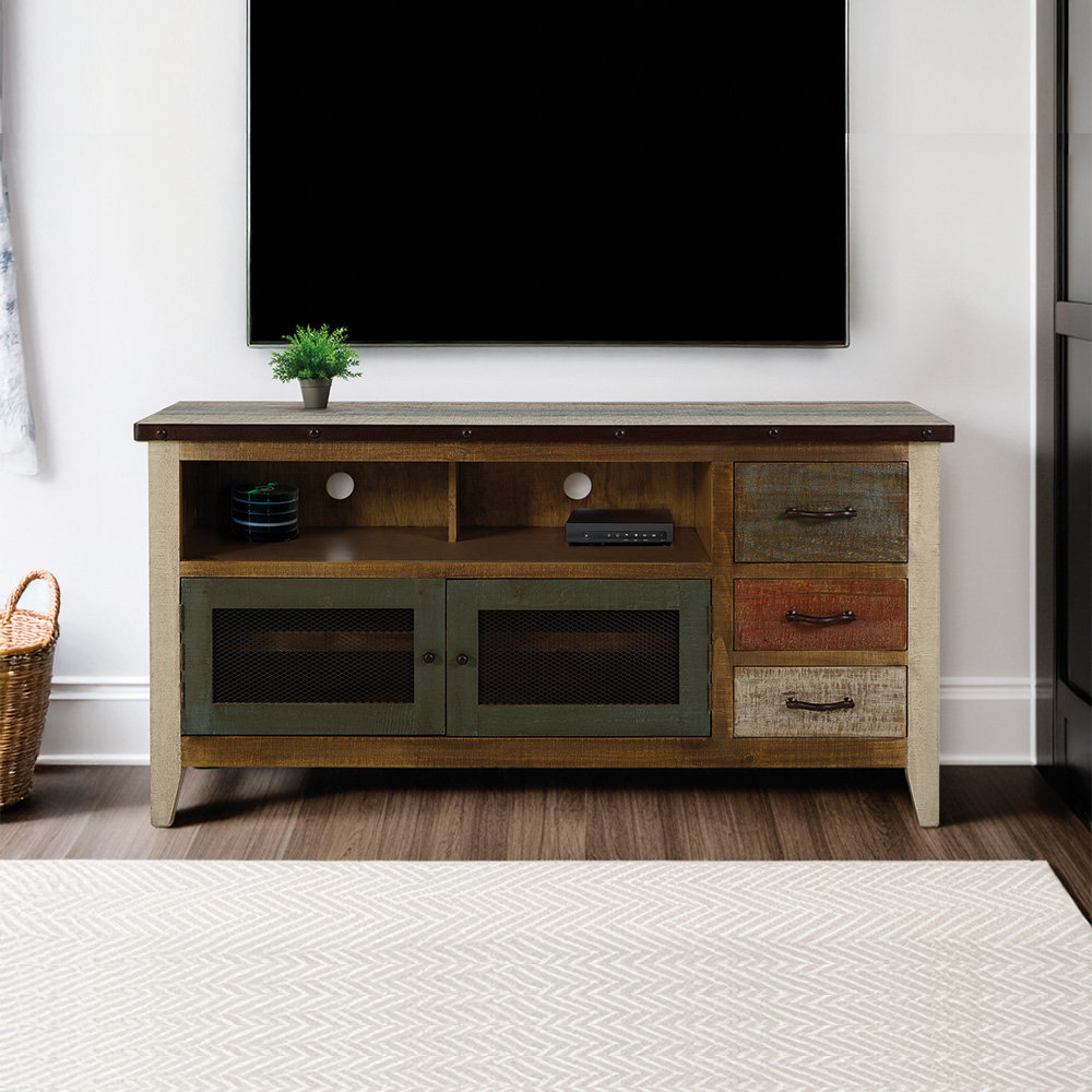 Laurel Foundry Modern Farmhouse® Lupita Solid Wood TV Stand & Reviews ...