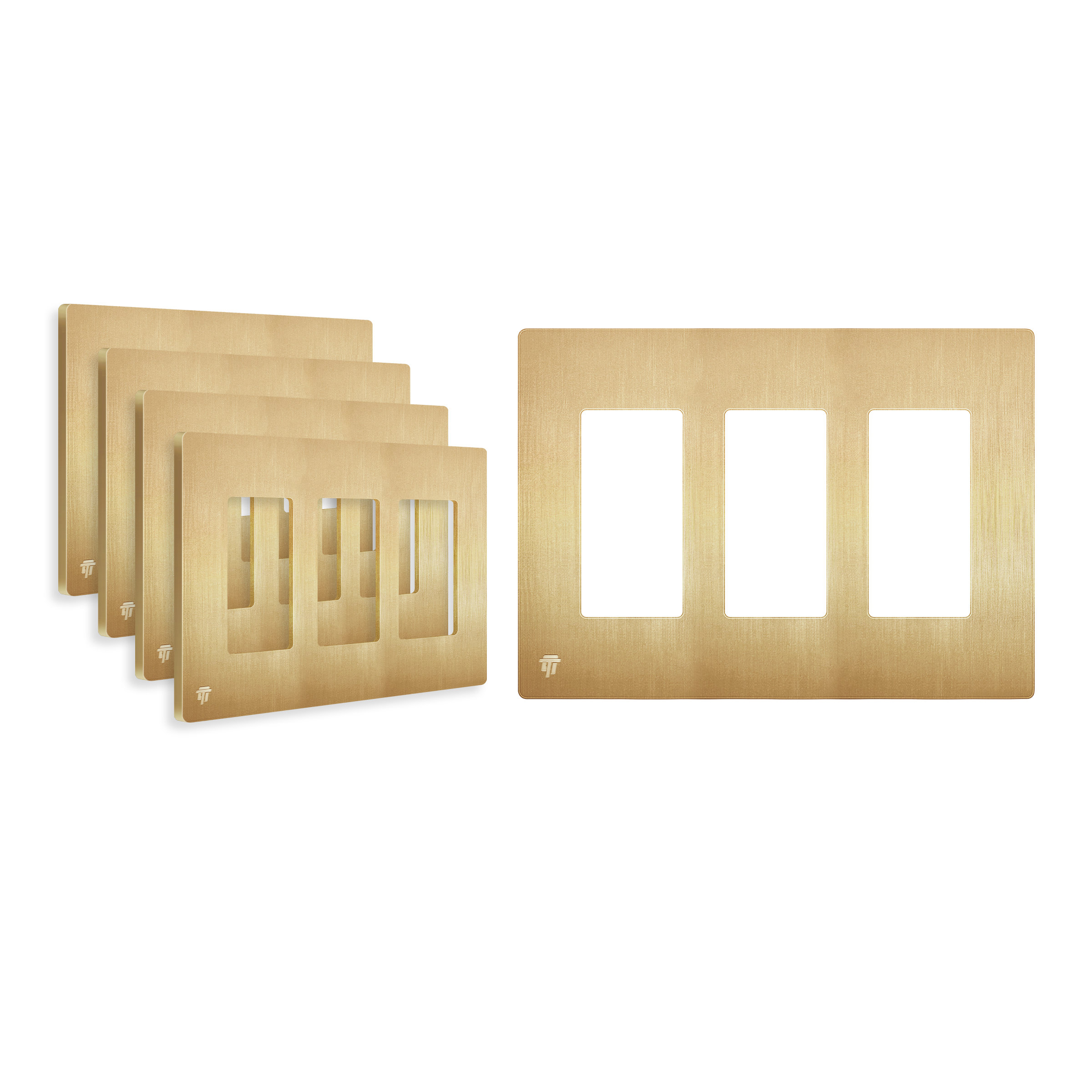 Enerlites 3 - Gang Wall Plate & Reviews | Wayfair