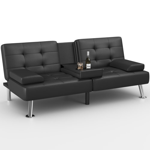 Faux Leather Sofas You'll Love | Wayfair