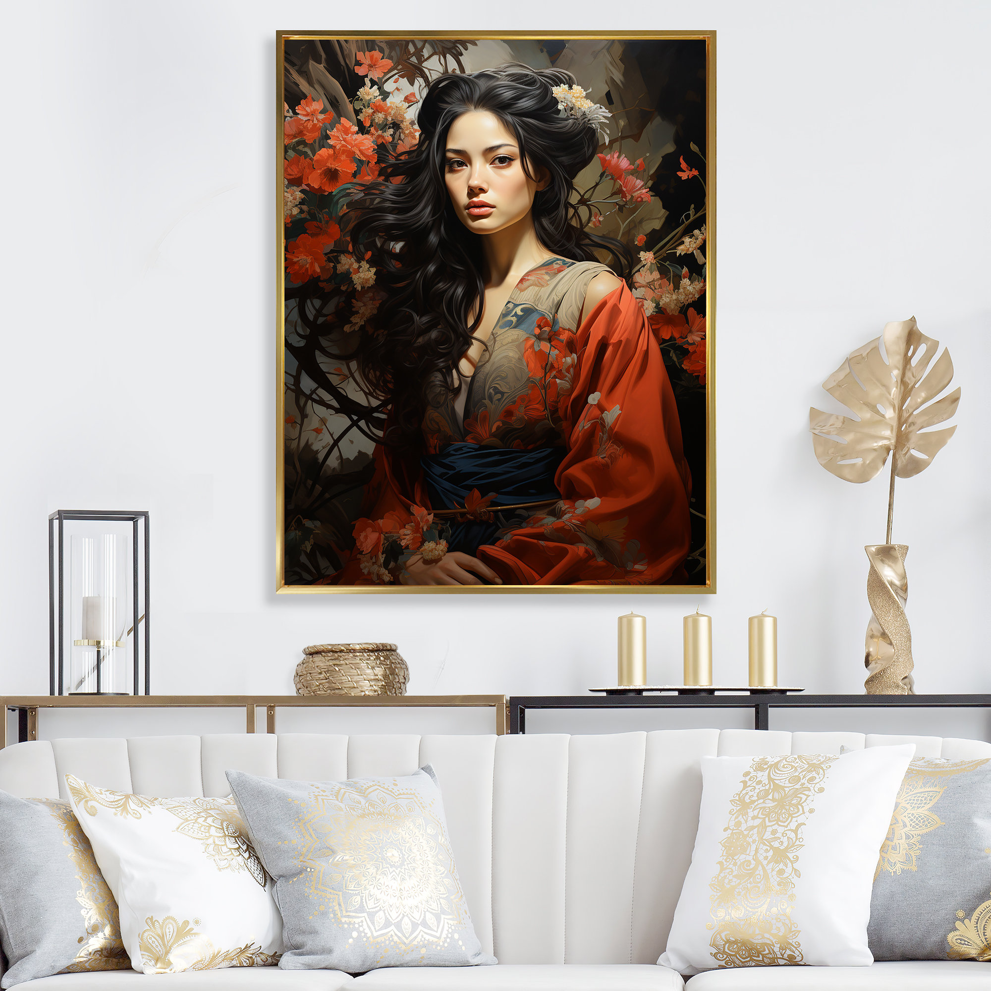 House of Hampton® Renaissance Asian Shogun Woman III - Asian Woman Wall ...