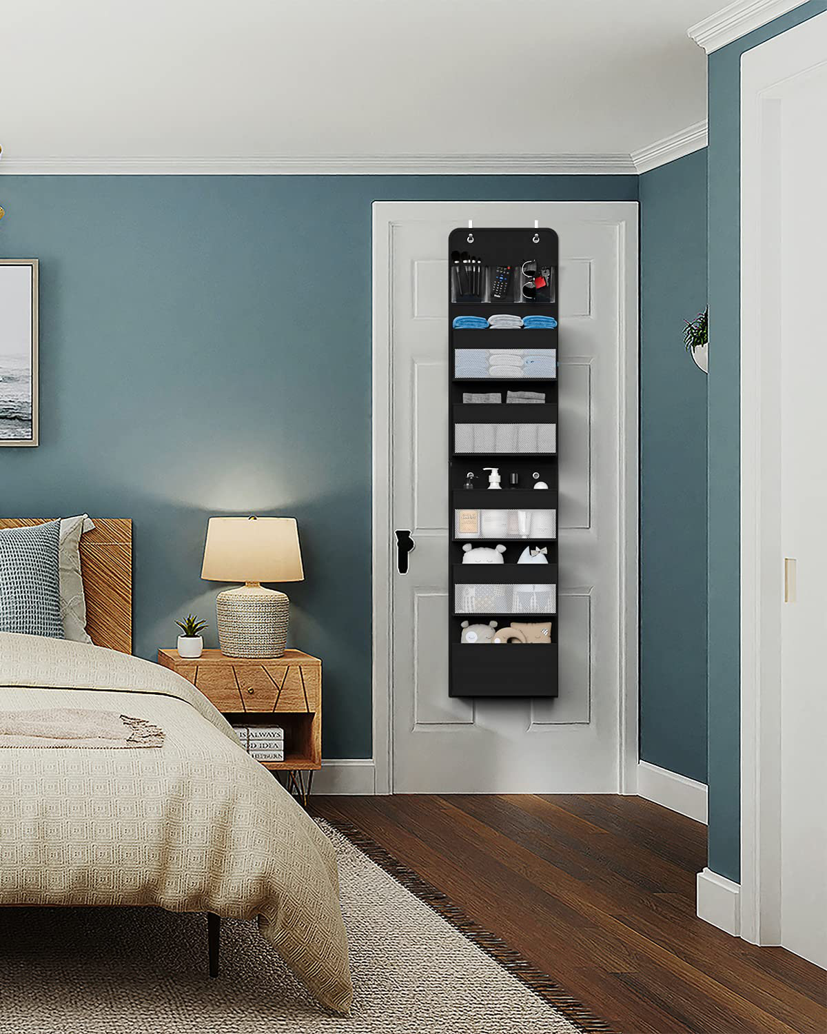 Rebrilliant Over Door Organizer, 6 Shelf Camper Storage, RV Bathroom ...