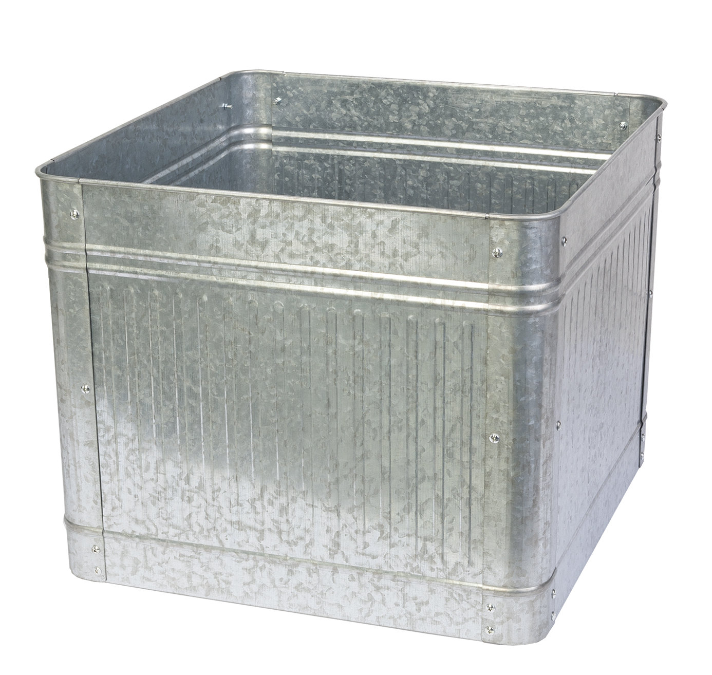 Gracie Oaks Gandy Galvanized Planter Box - Wayfair Canada