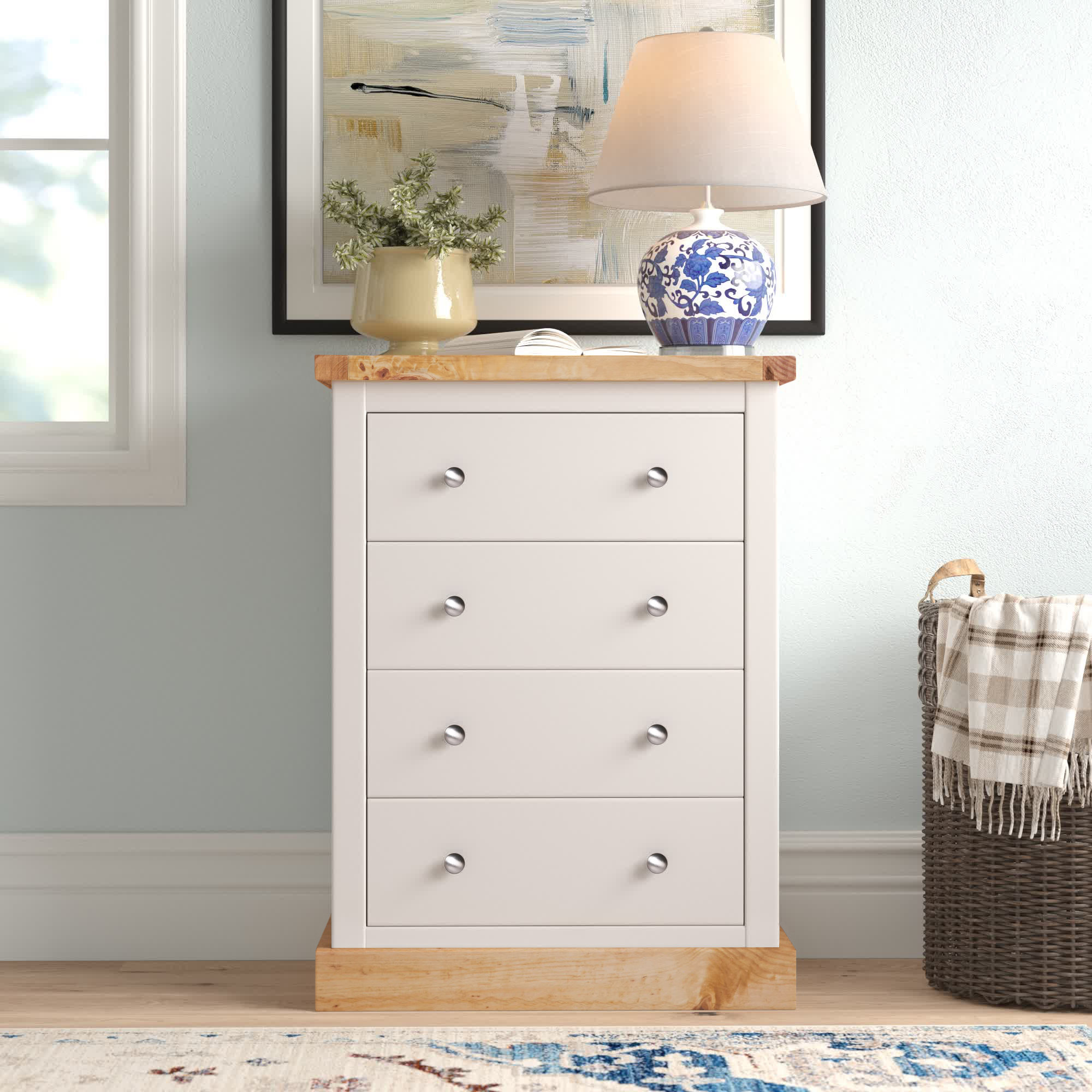 Three Posts Phelps 4 Drawer 70Cm W Chest Of Drawers & Reviews | Wayfair.ie
