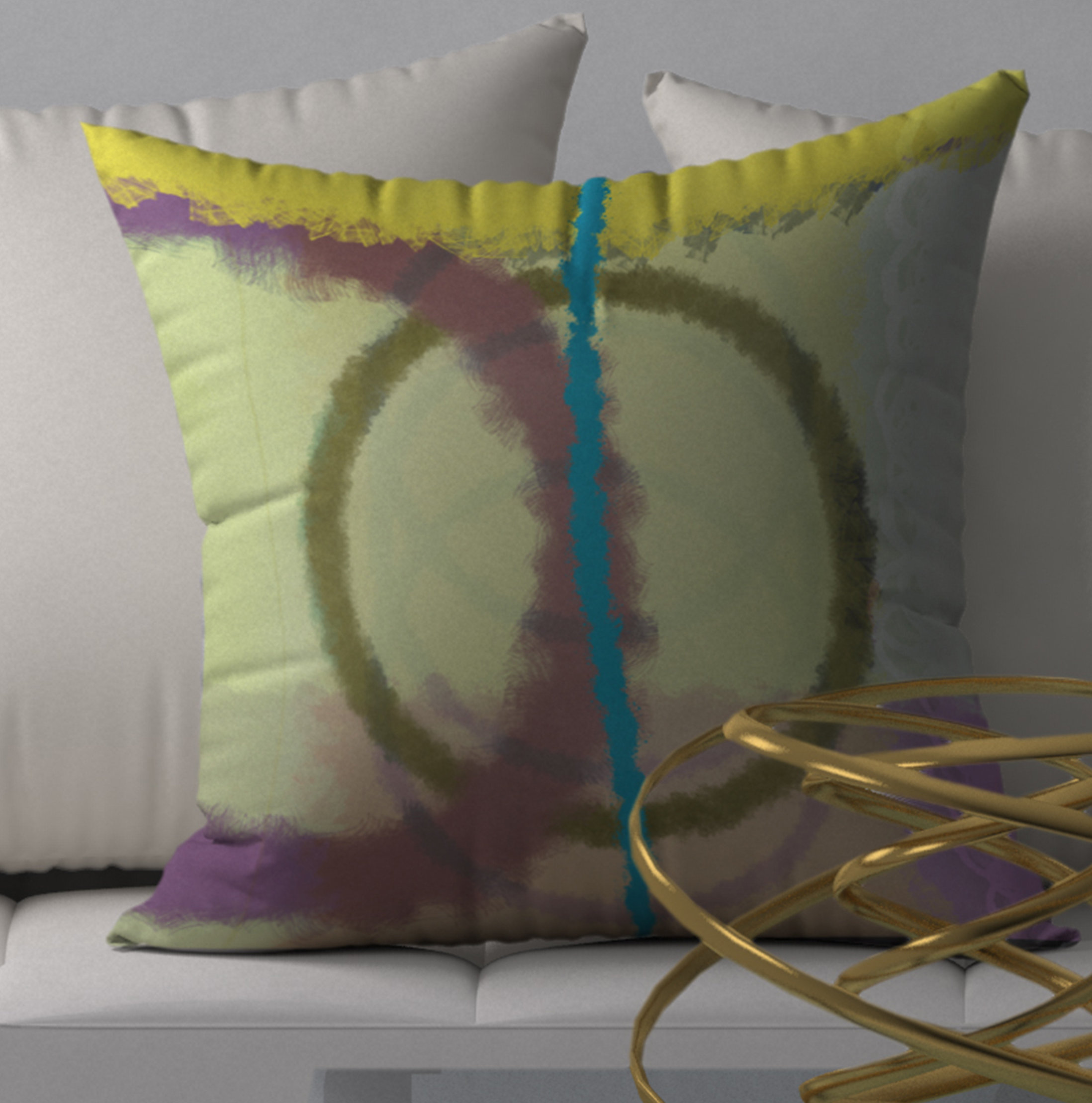 LeRoi Products Thrilling Glamorous Square Pillow Cover & Insert | Wayfair