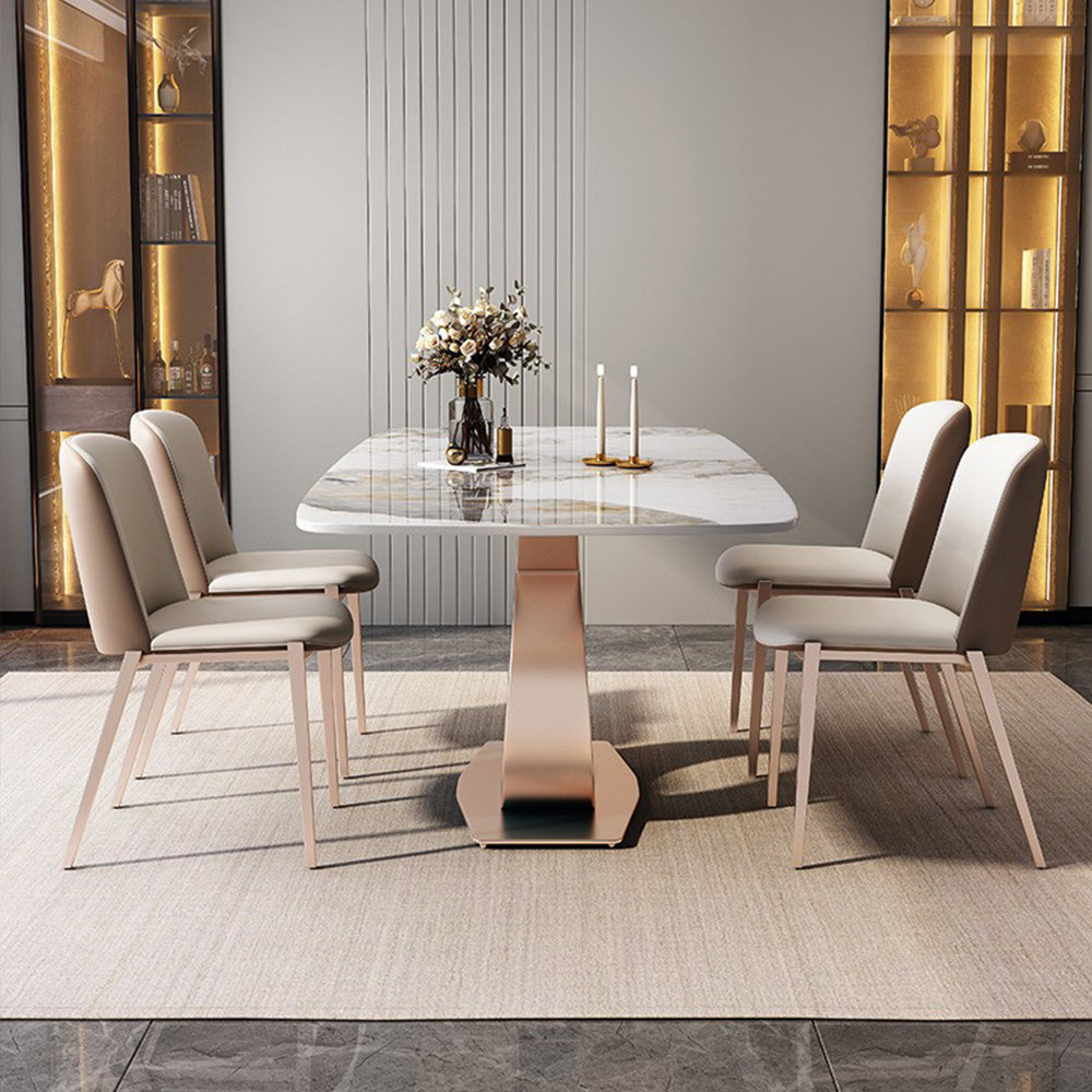 Pakloer Light luxury modern simple dining table set | Wayfair