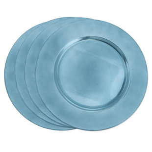 Blue Charger Plates You'll Love | Wayfair