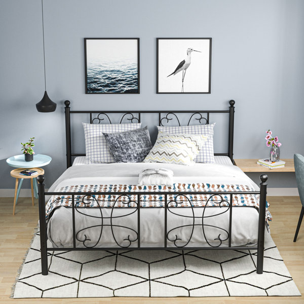 Lark Manor Alsa 42.1'' Steel Bed Frame & Reviews | Wayfair