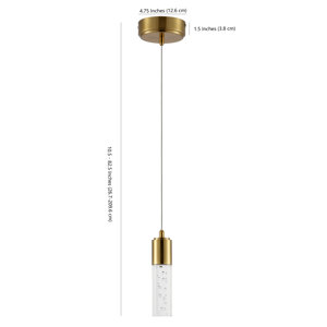 Wrought Studio™ Octa 1 - Light Single Cylinder LED Pendant & Reviews ...