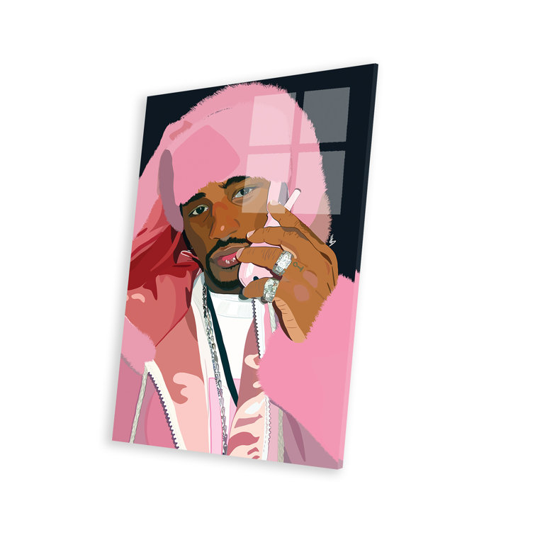 Red Barrel Studio® Pink In Full Print On Acrylic Glass - Wayfair Canada
