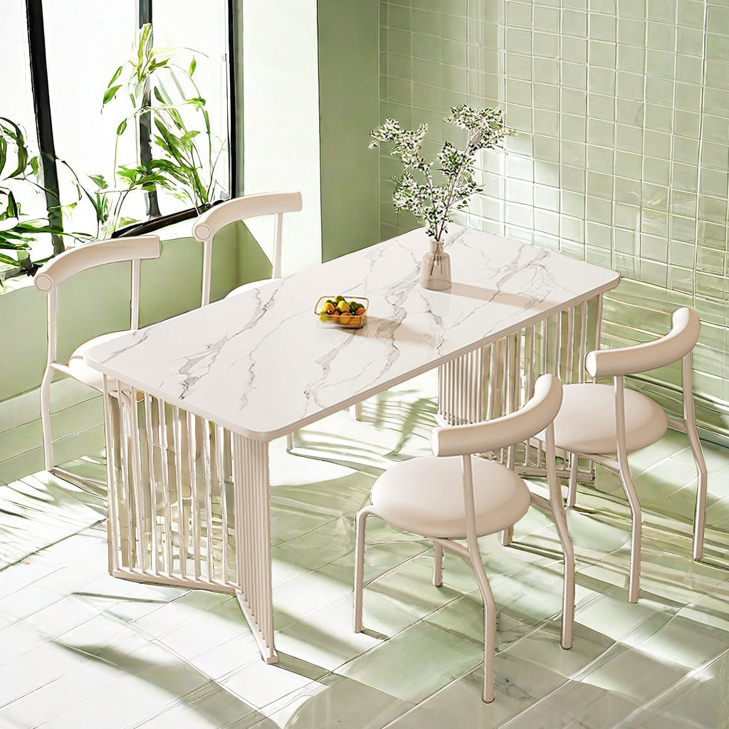 Orren Ellis Cyncere Rectangular 31.5'' W Restaurant Dining Set | Wayfair