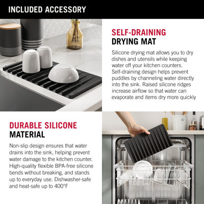 Delta Rivet™ 17" L Workstation Bar Prep Kitchen Sink Undermount 16 ...